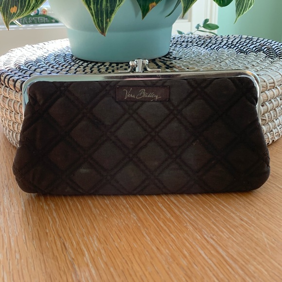 Vera Bradley | Bags | Vera Bradley Espresso Brown Microfiber Quilted ...